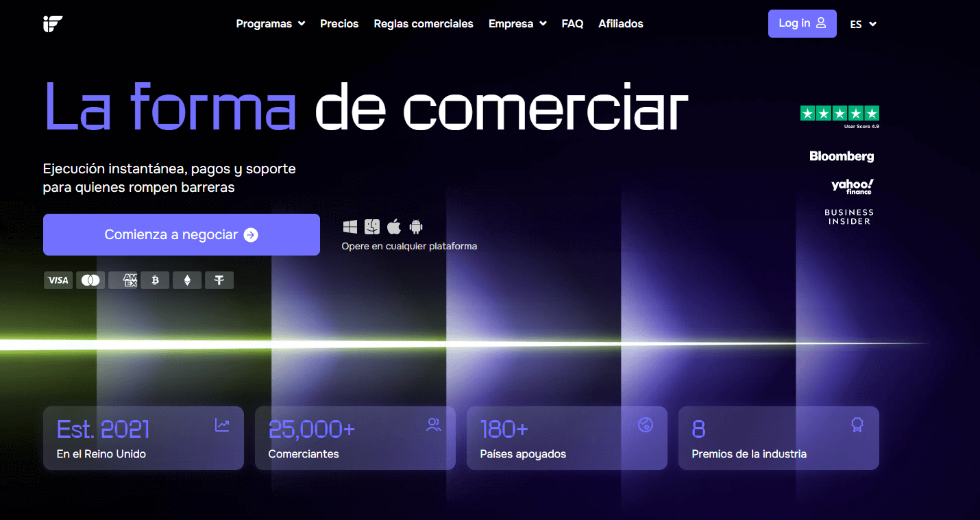 Instant Funding: Gane hasta un 90% con Prop trading