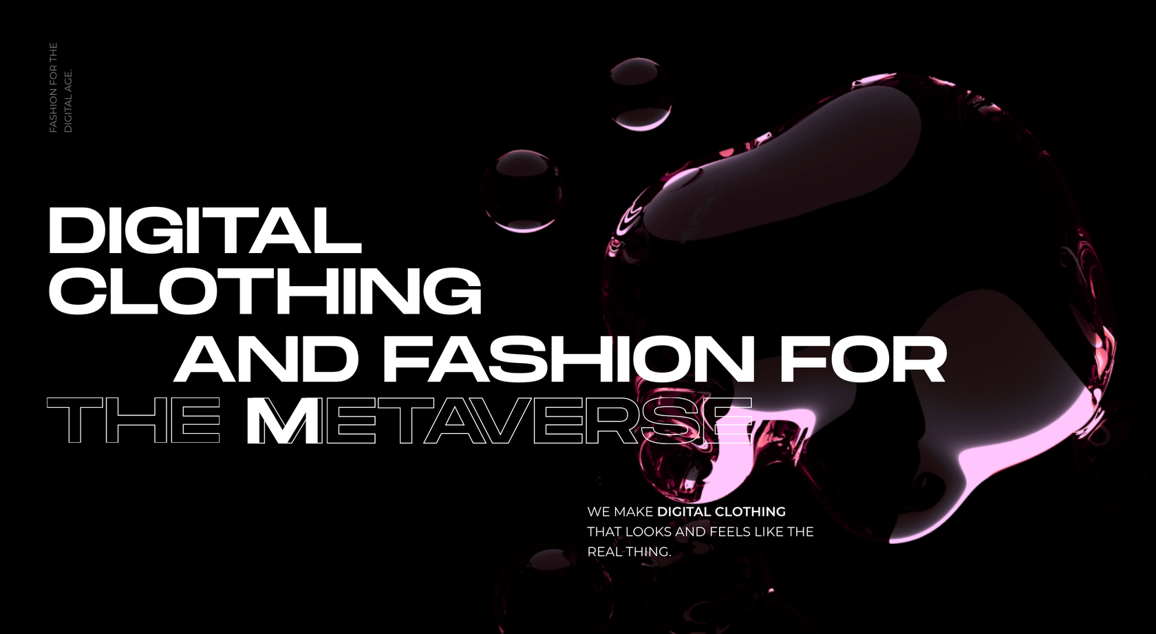 Digital Clothing and Fashion for the Metaverse