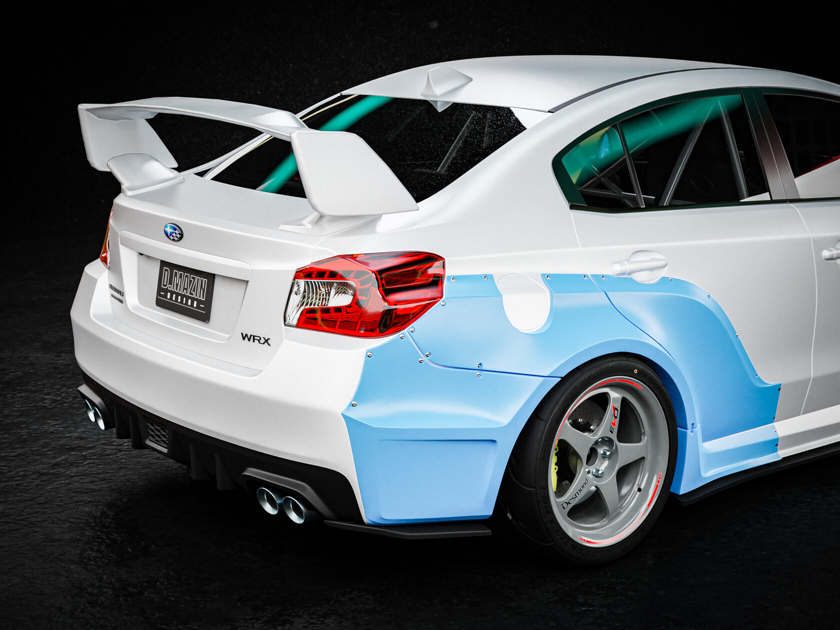 Full FENDERIST SPEC S kit / WIDE BODY KIT Subaru Impreza WRX STI 14-17