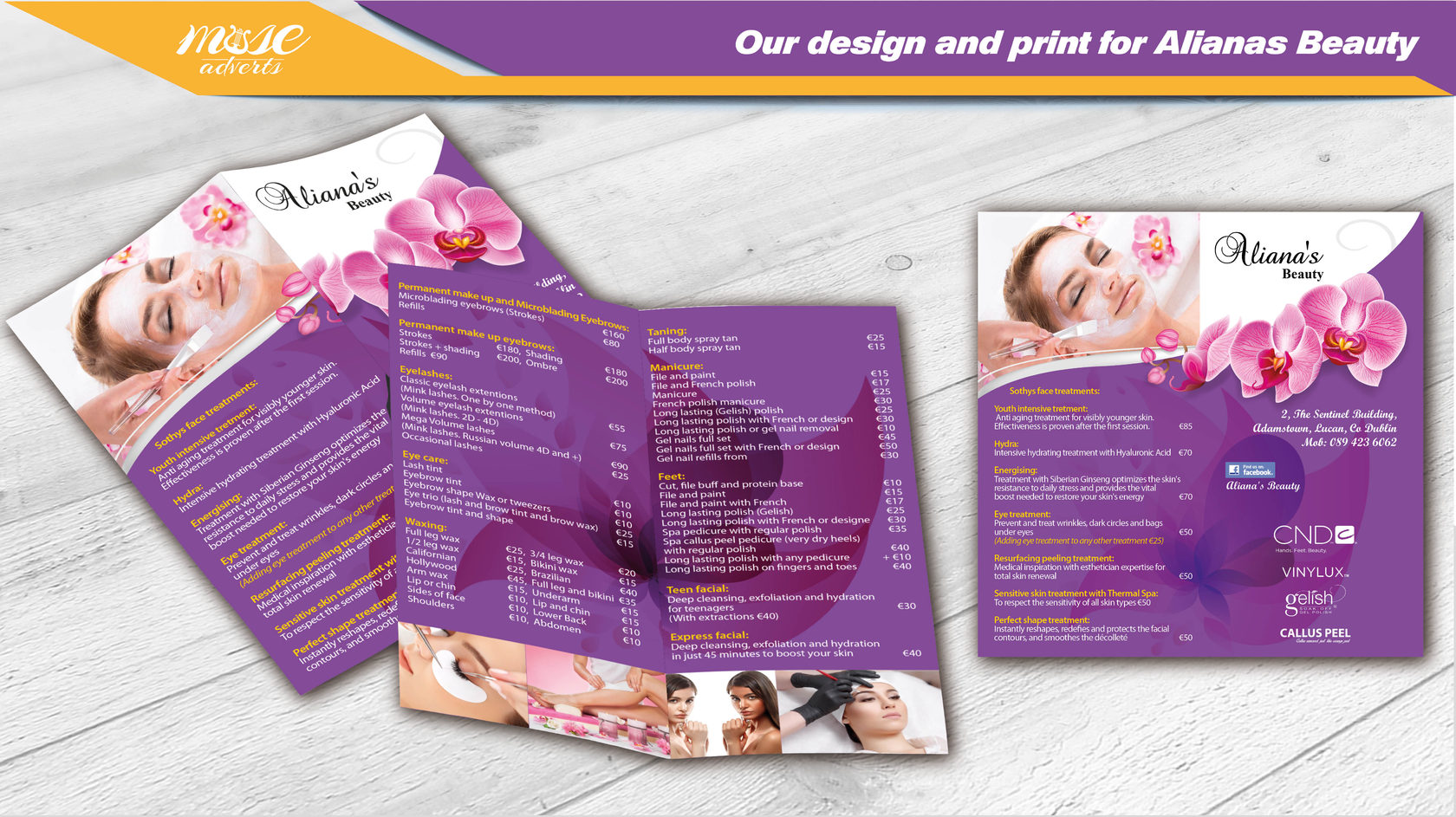 Printing / Brochures / Premium 250 gsm paper