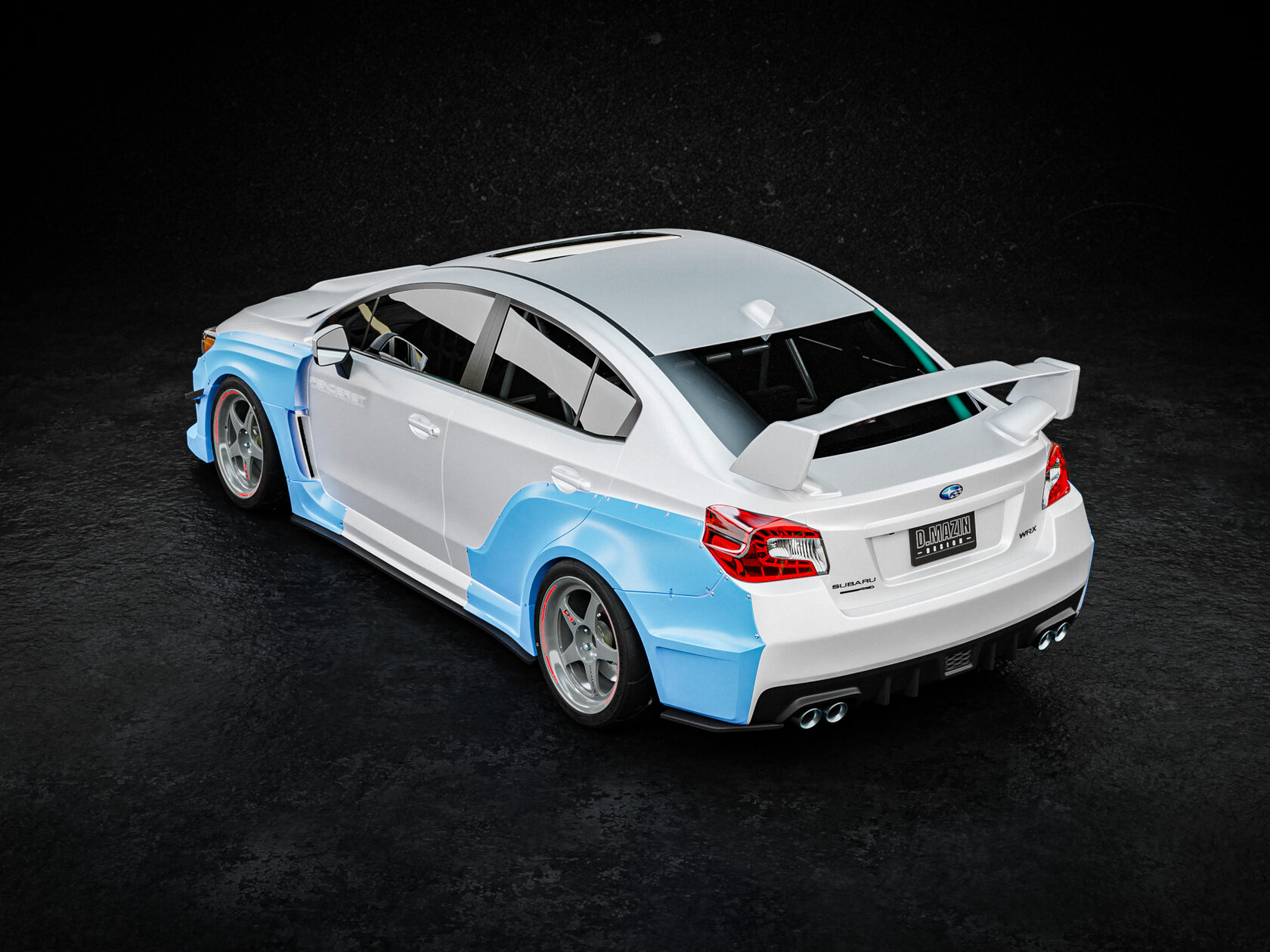Full FENDERIST SPEC S kit / WIDE BODY KIT Subaru Impreza WRX STI 14-17
