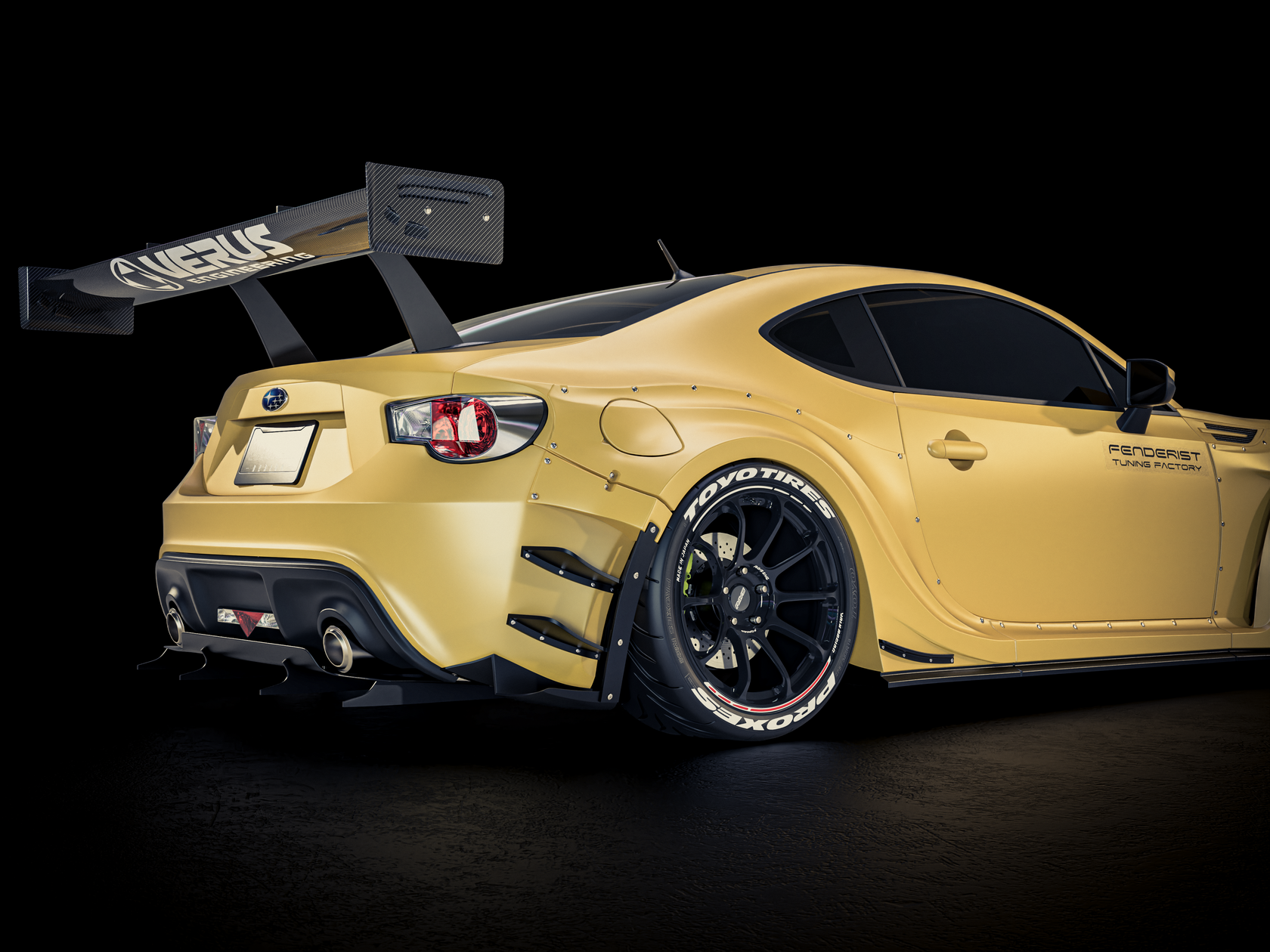 Full FENDERIST SPEC R kit / WIDE BODY KIT SUBARU BRZ 2011-2017