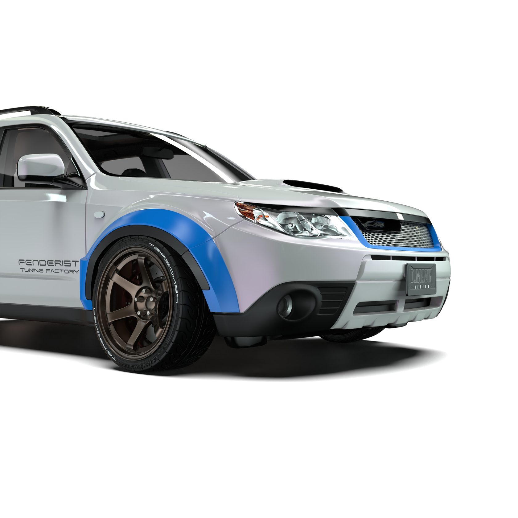 FENDERIST SPEC S Fender Flares Set / Wide Body Kit SUBARU FORESTER SH 07-14