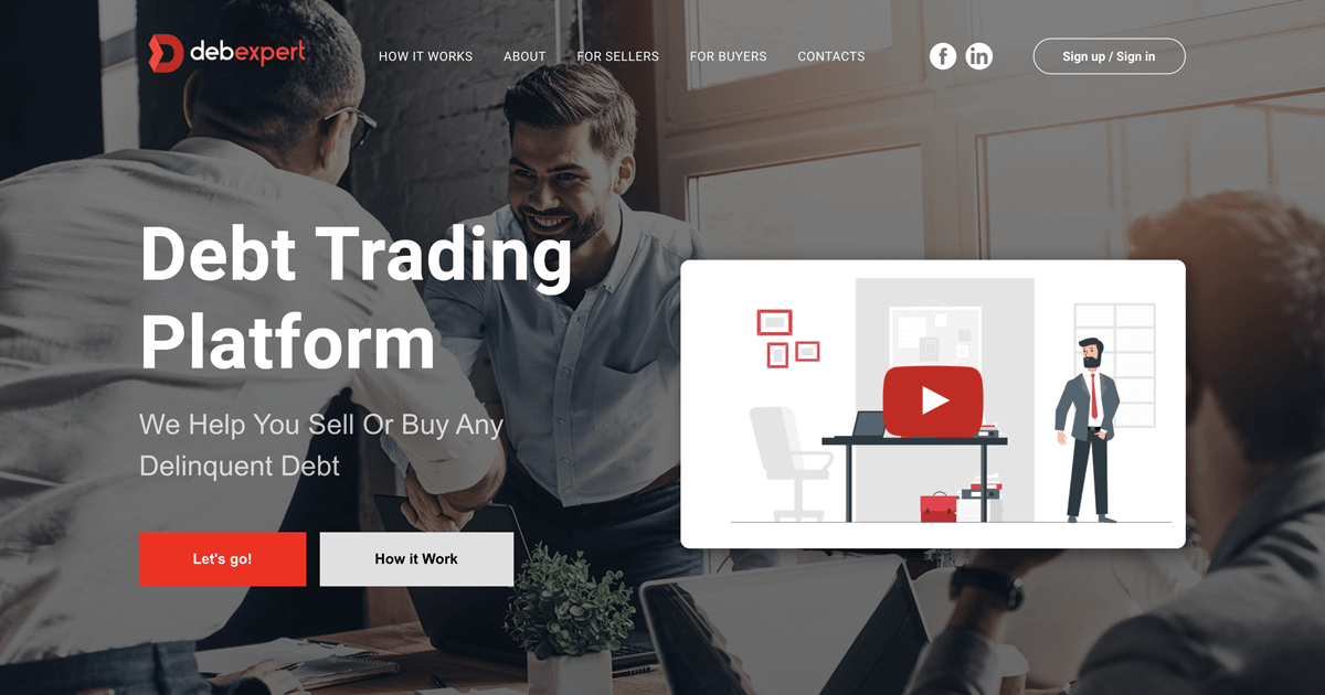 Debex - online delinquent debt trading platform