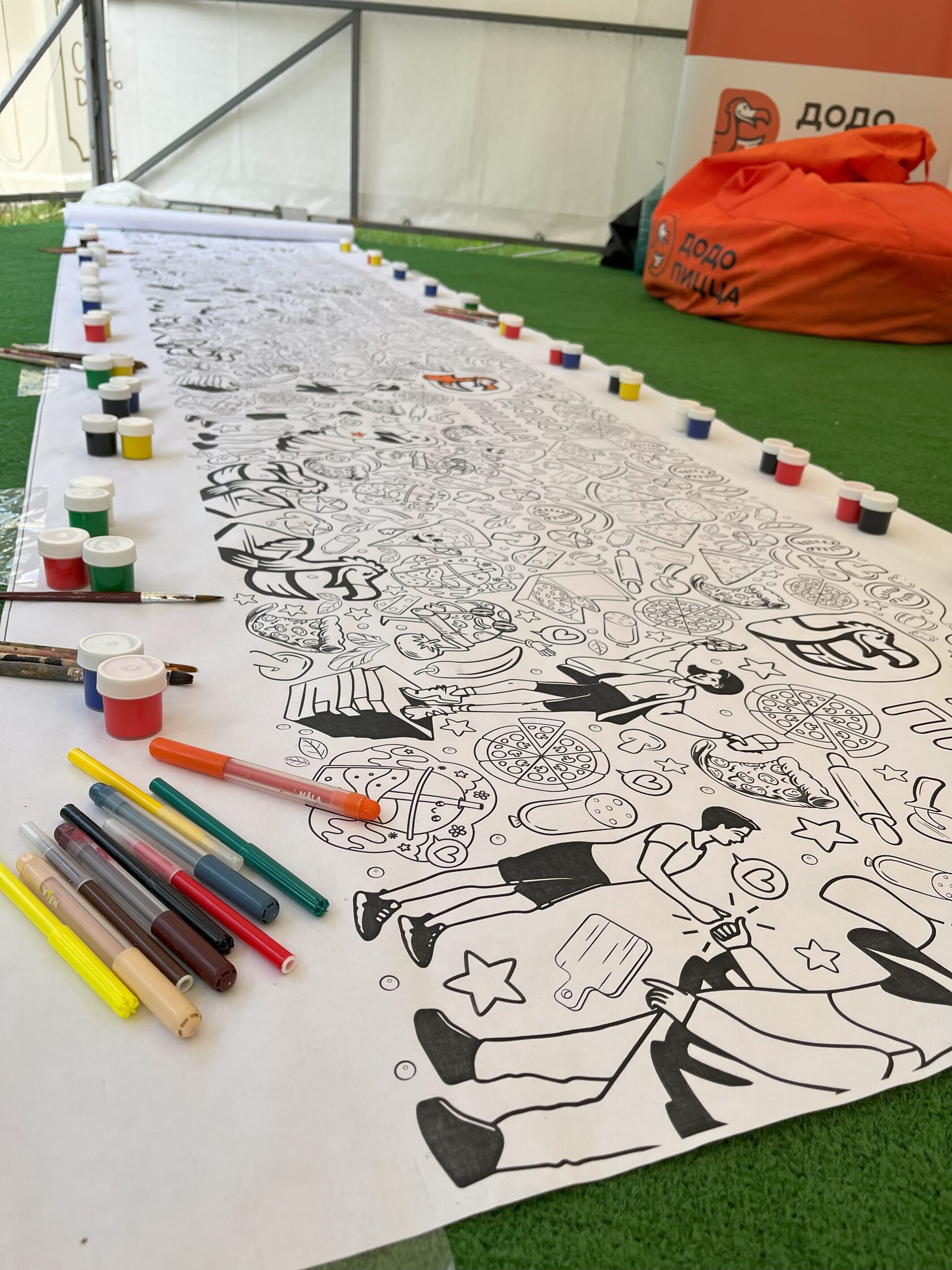 Мастер-класс Большая раскраска в Омске