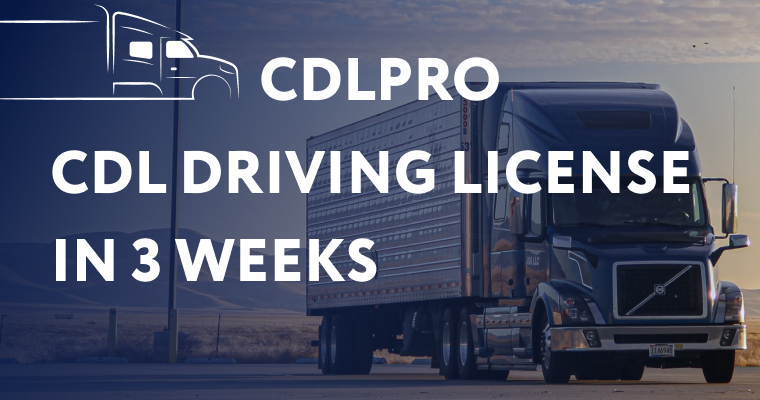 CDL driving license in 3 weeks New Jersey CDLPRO