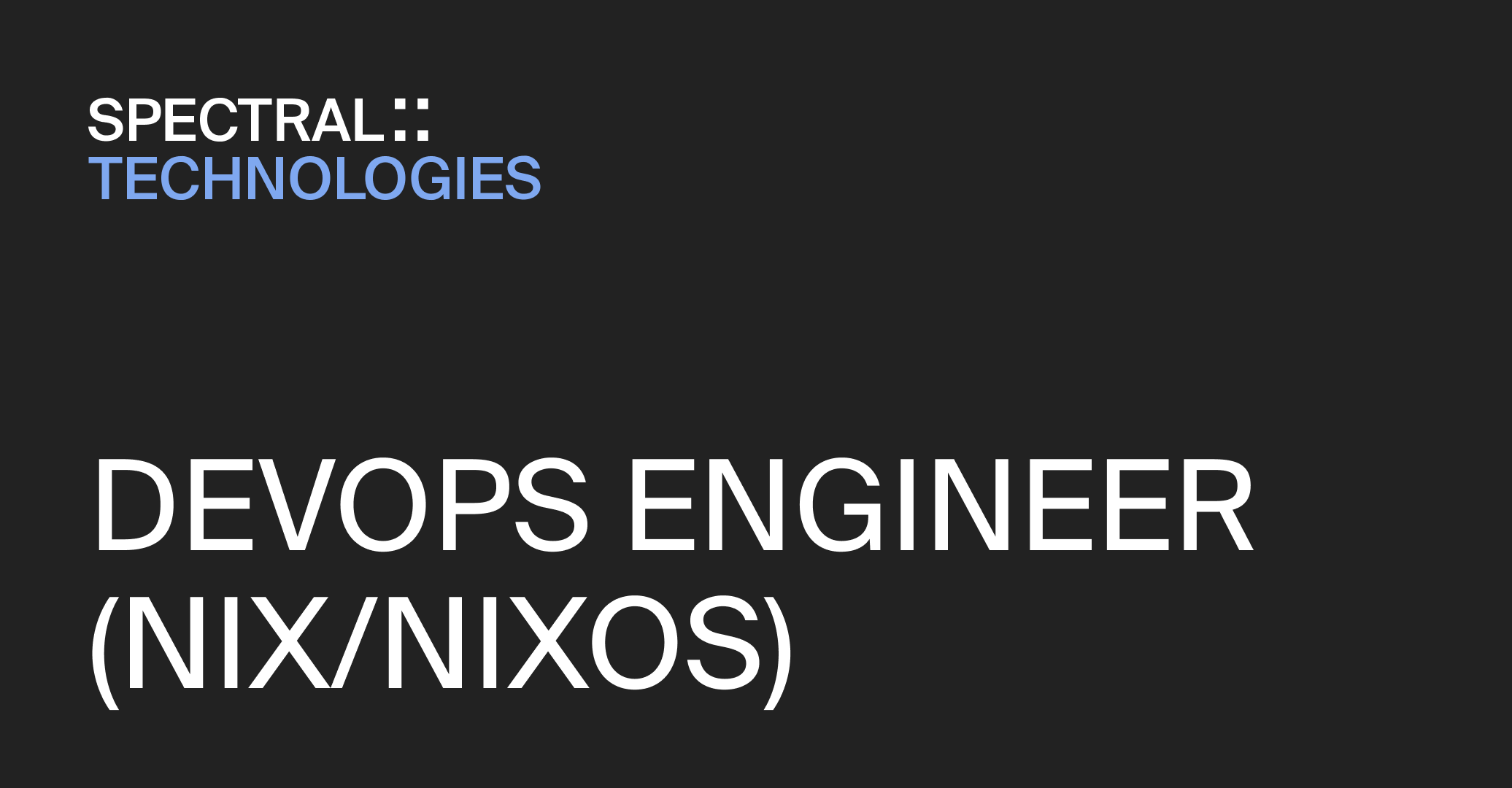 DEVOPS ENGINEER (NIX/NIXOS)