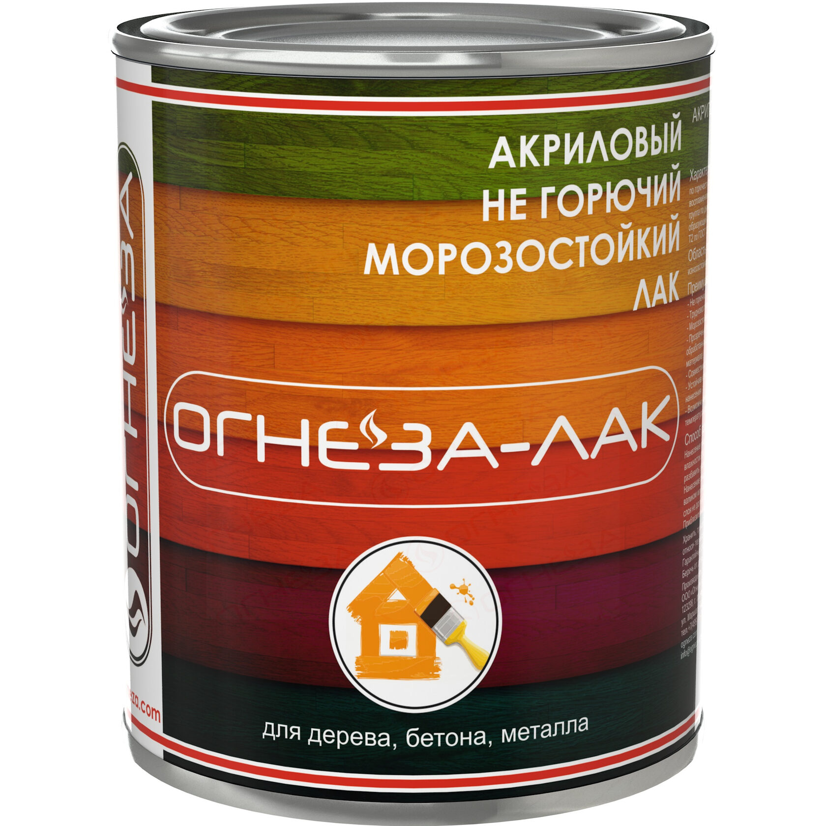 Огнезащитные краски, лаки, пропитки для древесины