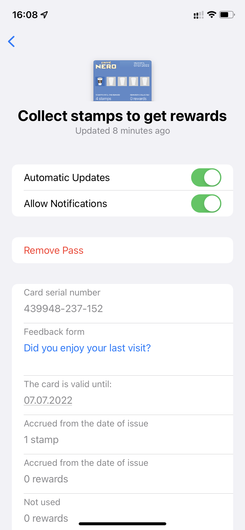 Product features – create your own digital wallet card in 15 minutes.