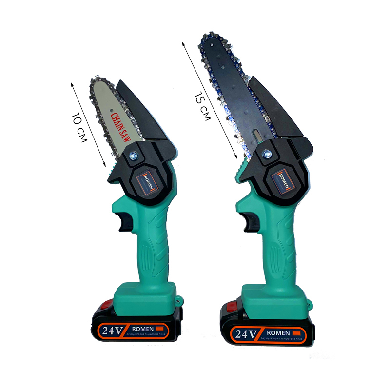 Аккумуляторная электропила по дереву