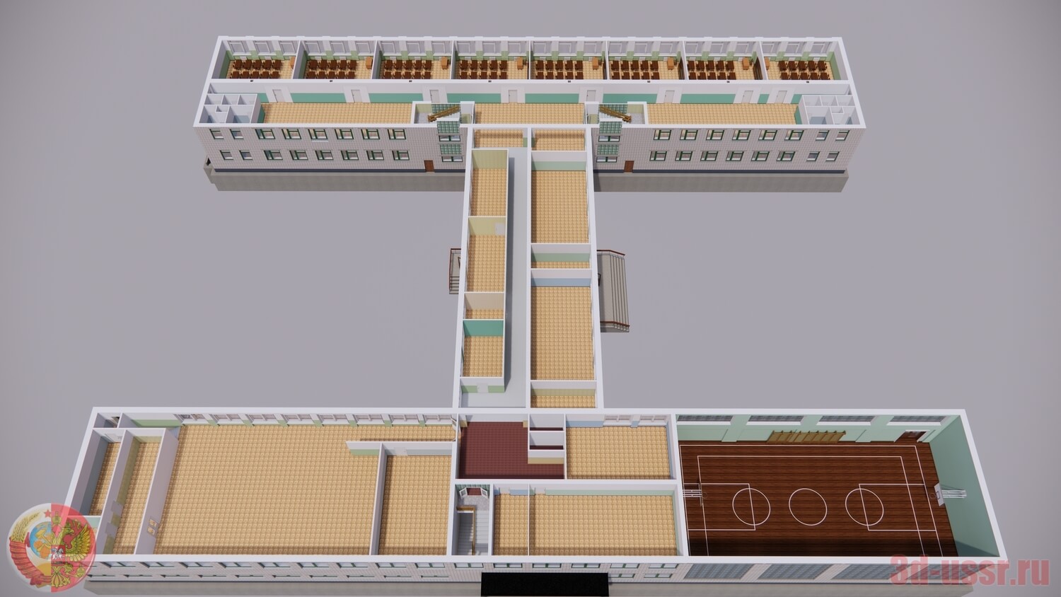 Школа проекта 2С-02-7 3d-модель