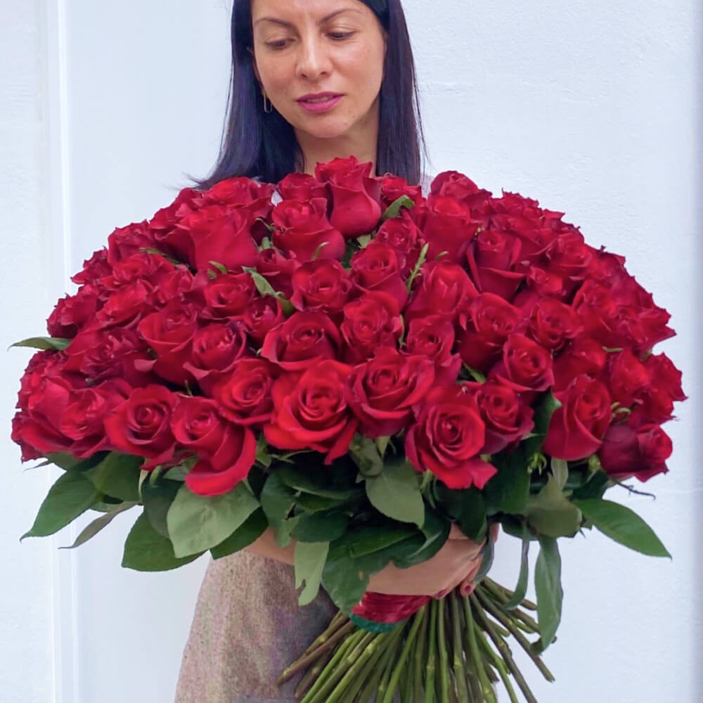 101 Red Roses Bouquet | Singapore Flower Delivery