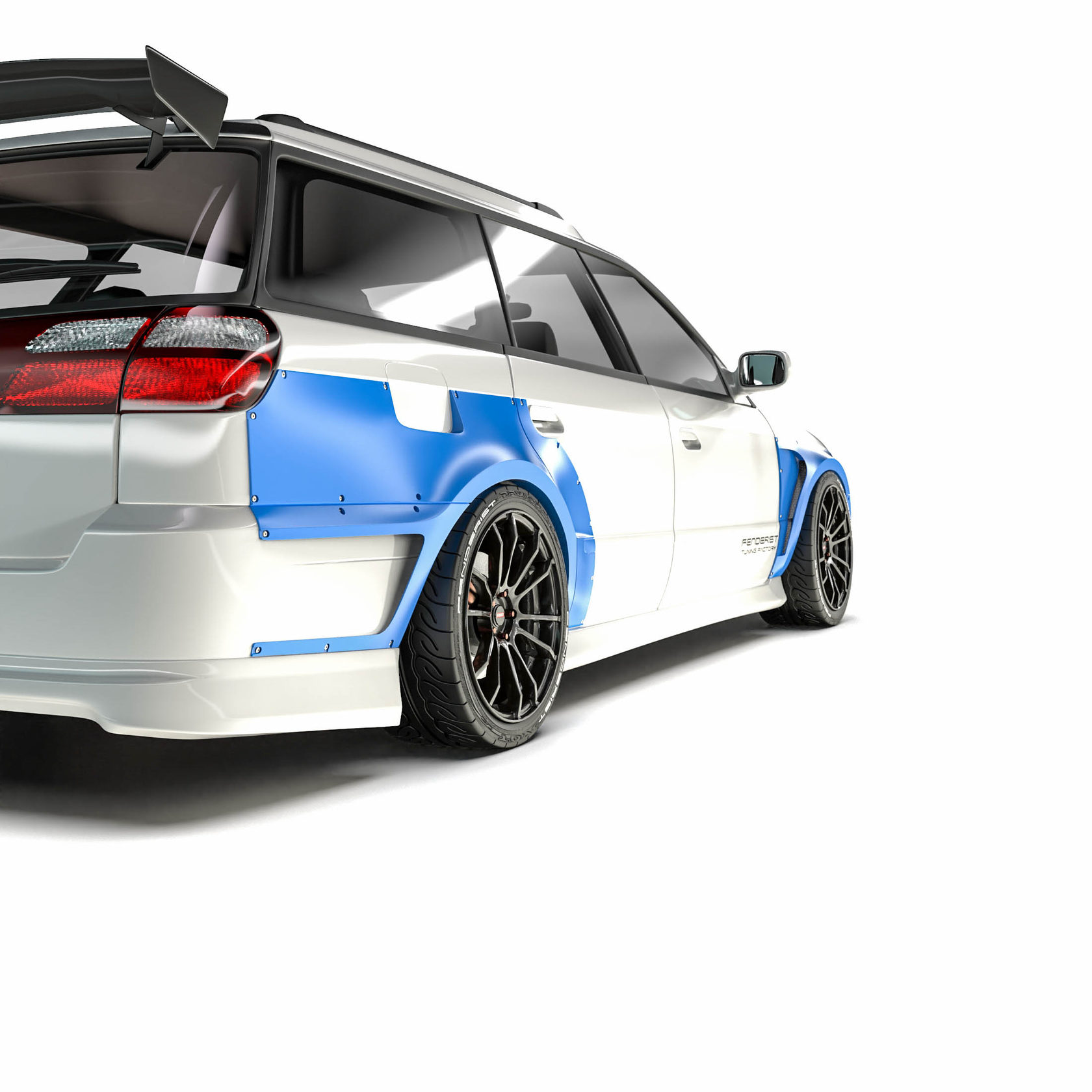 FENDERIST SPEC S Fender Flares Set / Wide Body Kit SUBARU Legacy Wagon ...