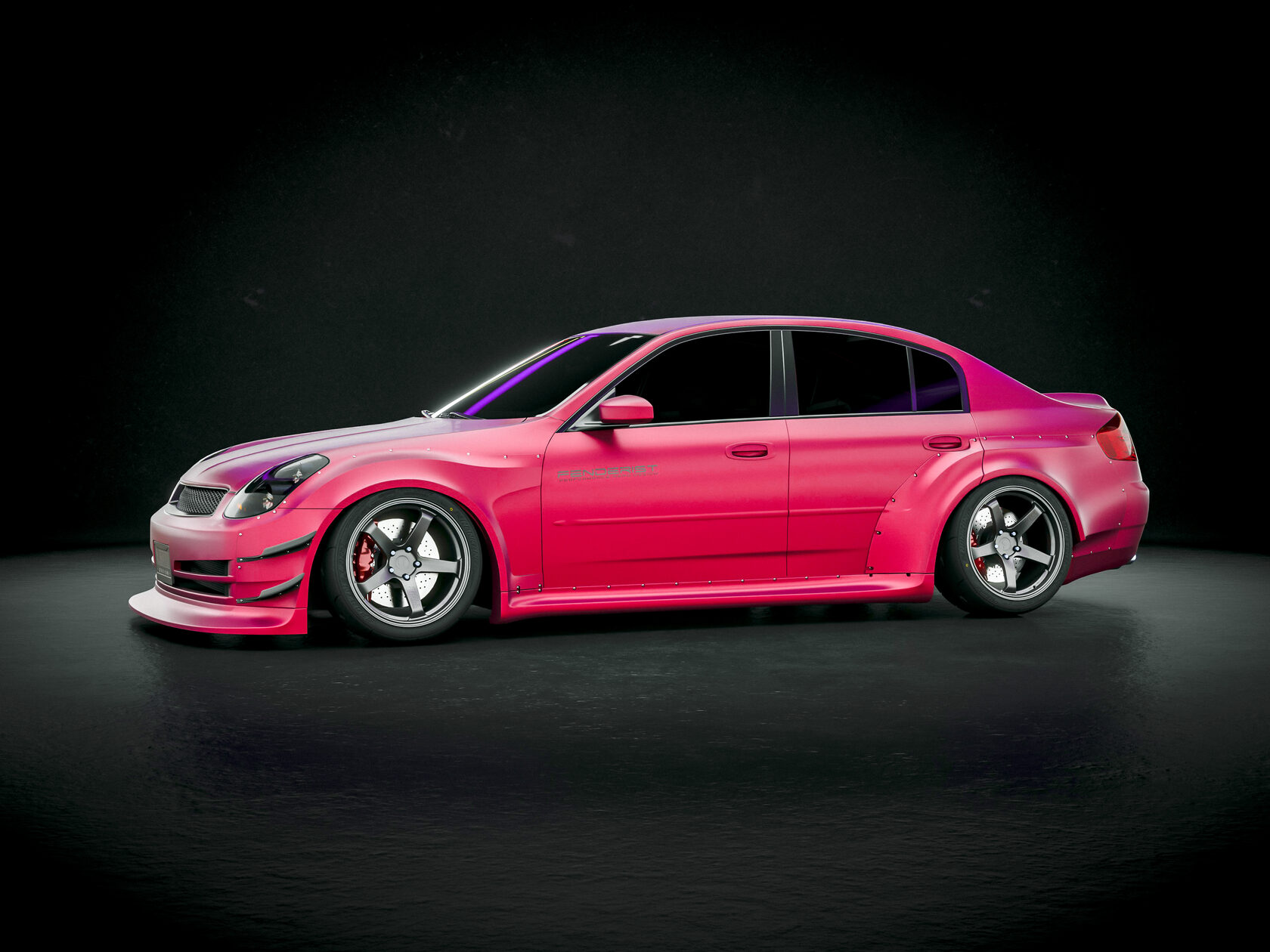 FENDERIST SPEC S Full Set / WIDE BODY KIT INFINITI G35 / NISSAN SKYLINE ...