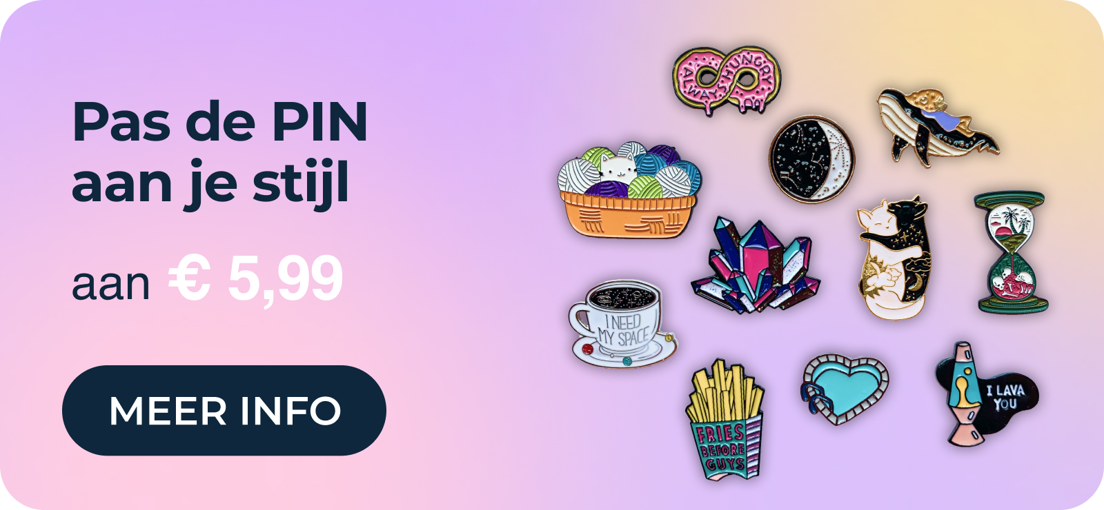 Pins kopen of bestellen ⭐ Verkoop en fabricage van metalen pins in ...