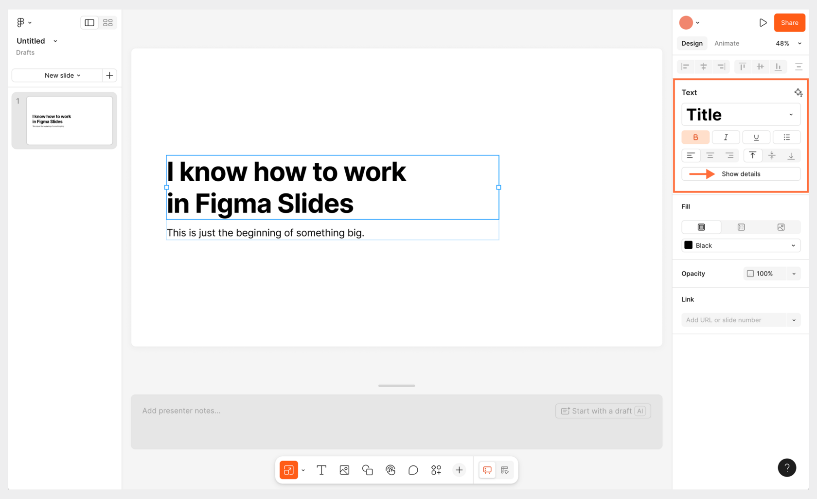 How To Create a Presentation In Figma Slides
