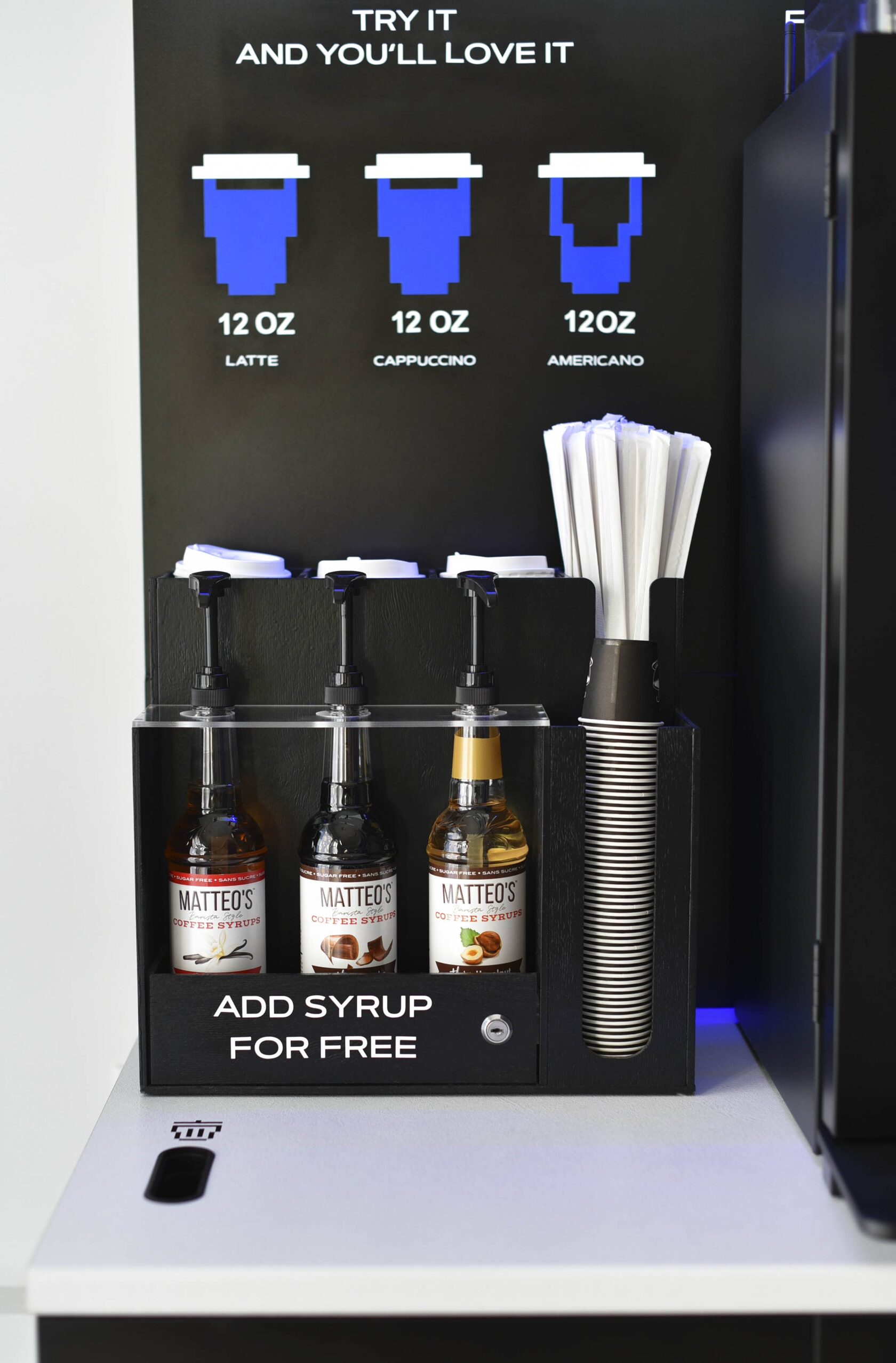 "Touch Coffee" fully automated self-service coffee bar