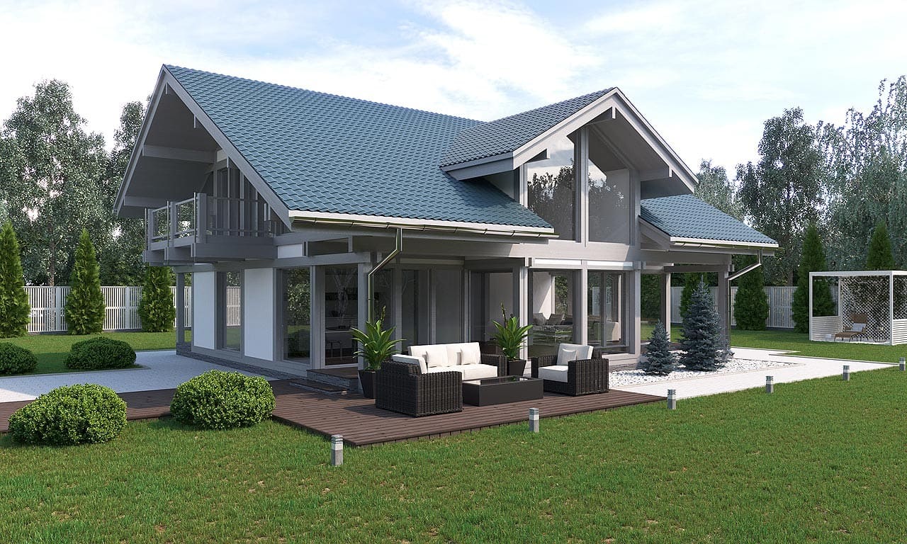 Half-timbered house from Holz House USA buy