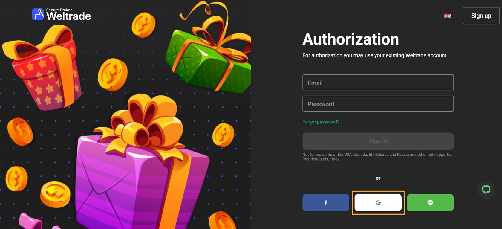 Weltrade Login - Weltrade broker login access your account securely