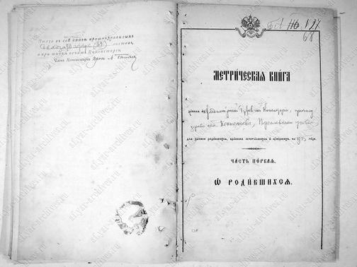 Метрические книги (архивы Башкортостана)