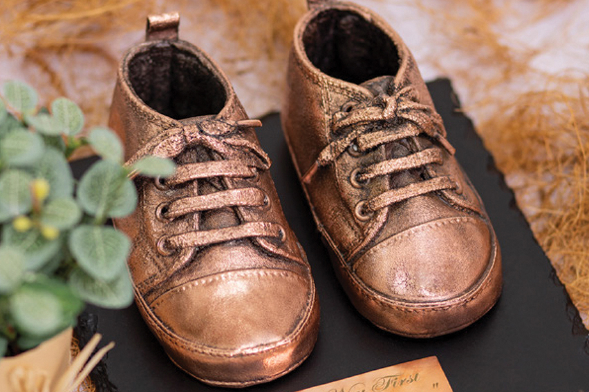 Baby Shoe Bronzing - First Impression Artwork