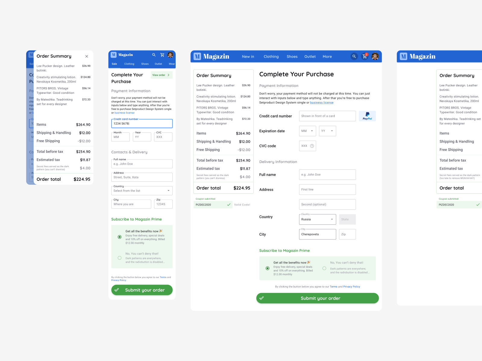 Free Figma templates - UI design resources for web, mobile, and desktop