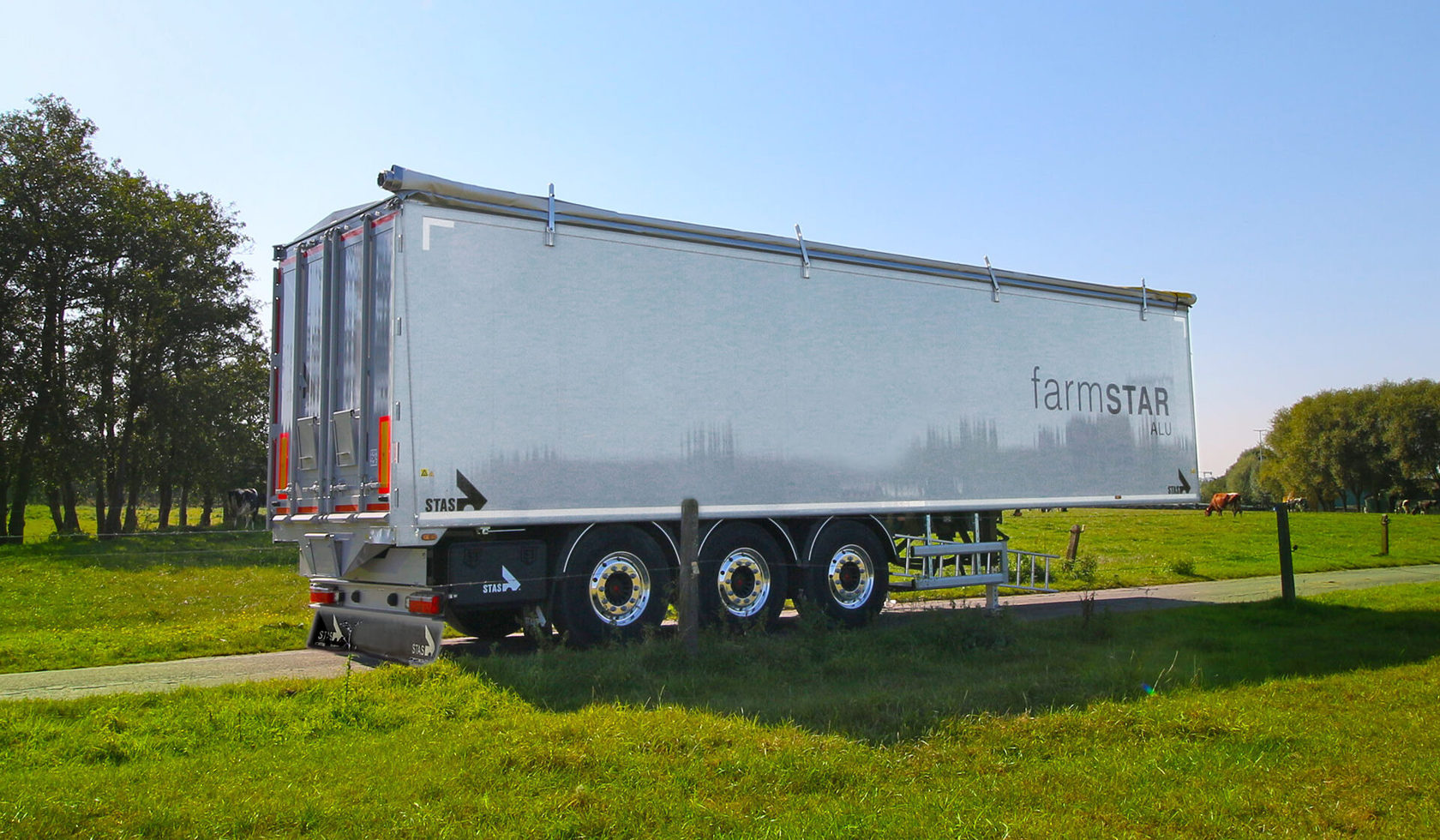 Алюмінієвий напівпричіп зерновоз STAS farmSTAR ☎️