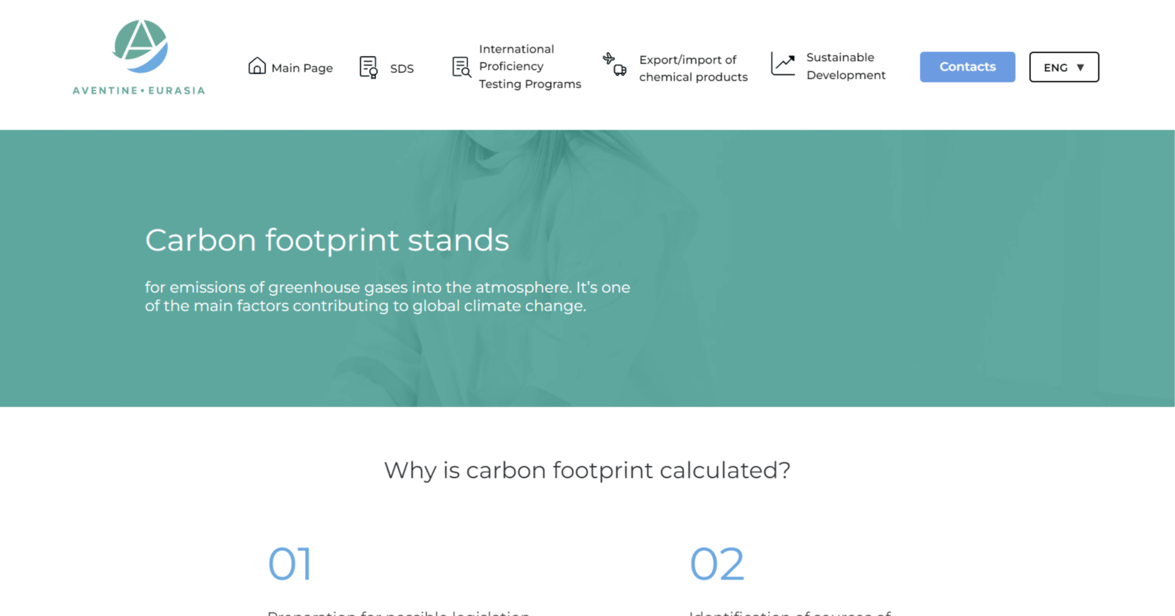 Carbon footprint calculation Carbon footprint calculation
