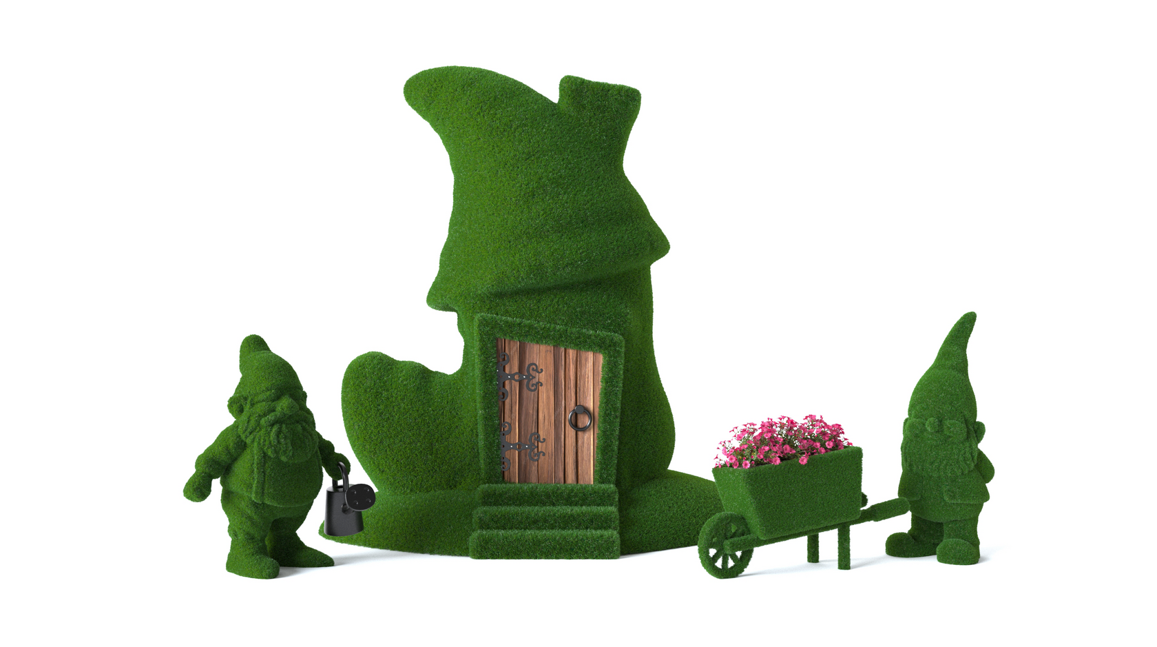 Outdoor topiary figures / EN