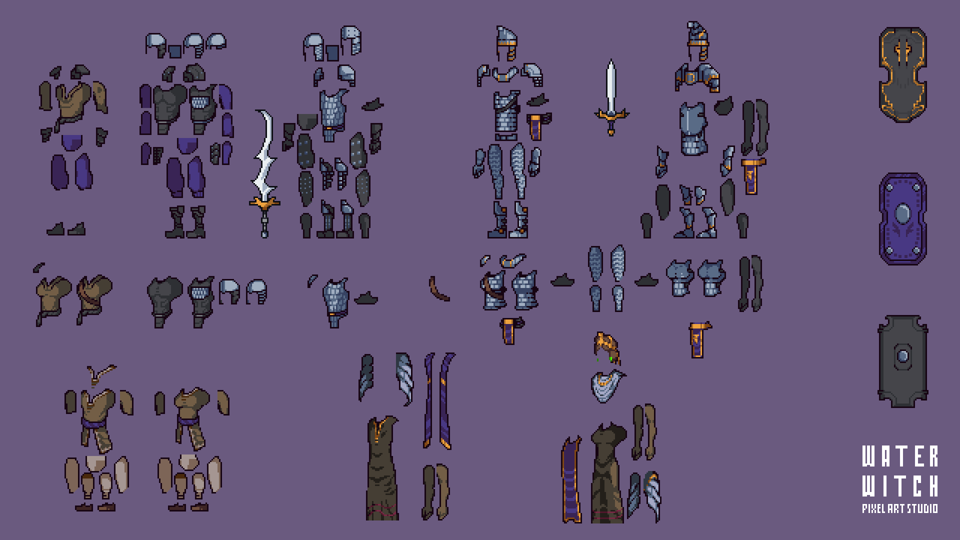 Items and Icons Portfolio - Water Witch RPG Studio