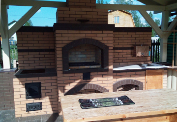 Барбекю комплексы из кирпича и беседки в Спб и Ленинградской области