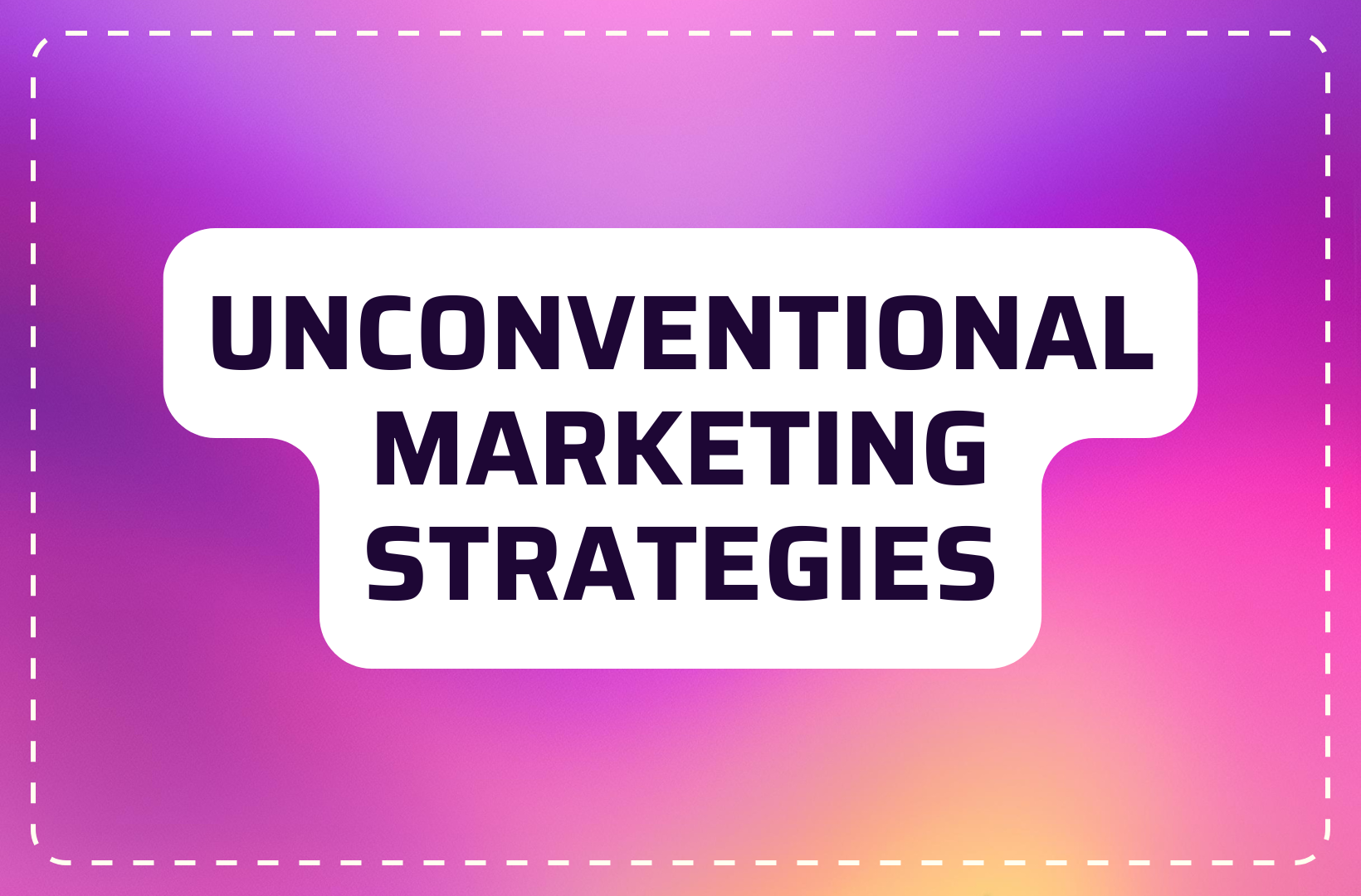 The Unexpected but Powerful Ways to Reach Your Audience