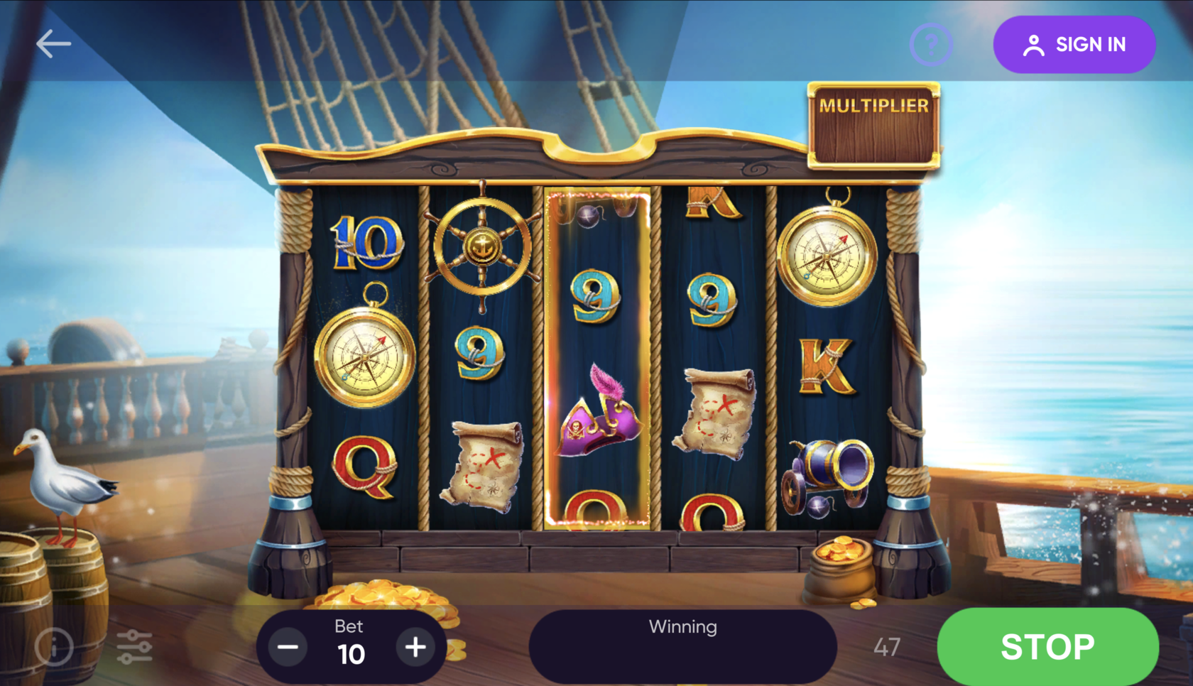 Lotterium, the Sea Treasure slot