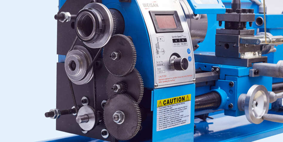 Токарный станок WEISAN WM210F400 по металлу купить по низкой цене