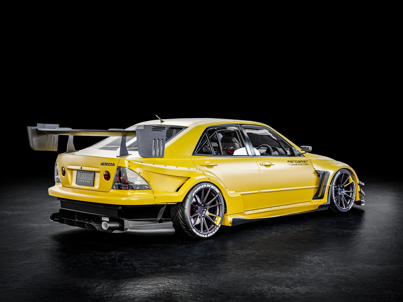 FENDERIST SPEC S DRIFT Spec 60mm / WIDE BODY KIT FENDER FLARES SET ...