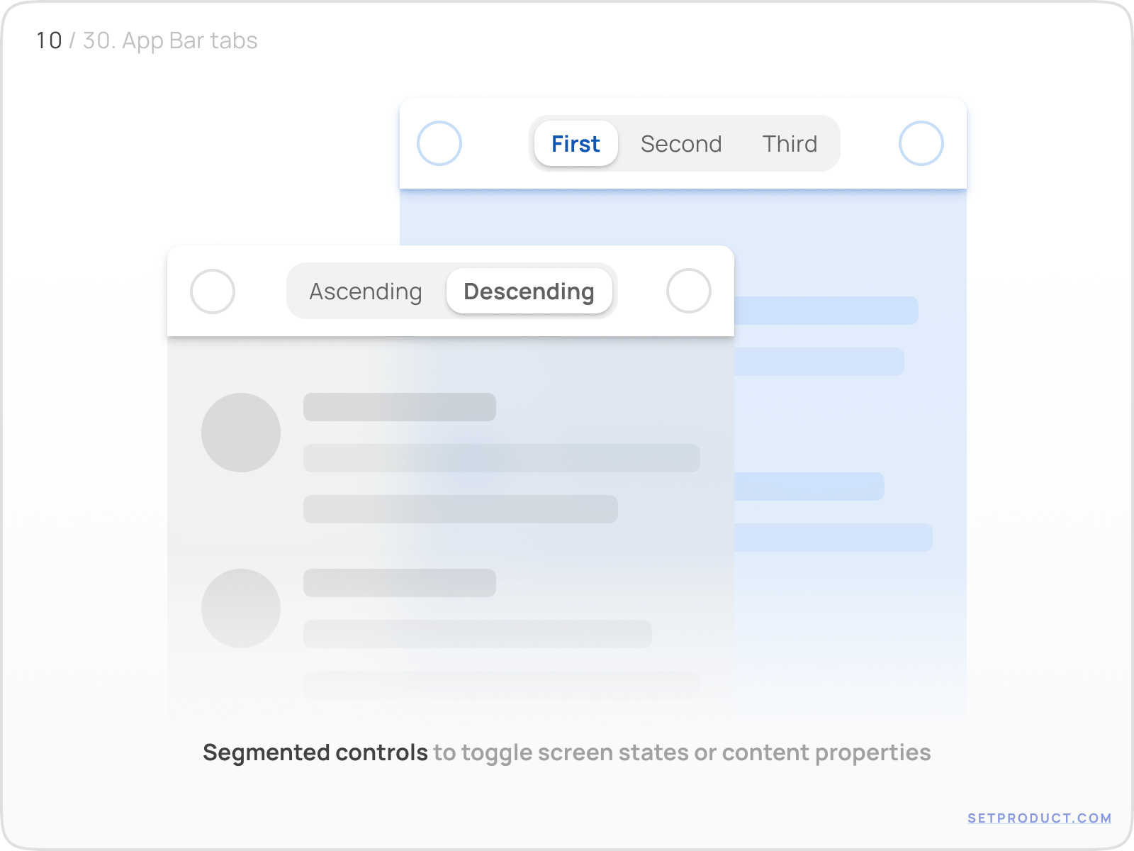 Nav Bar UI design exploration — anatomy, use-cases, states, templates