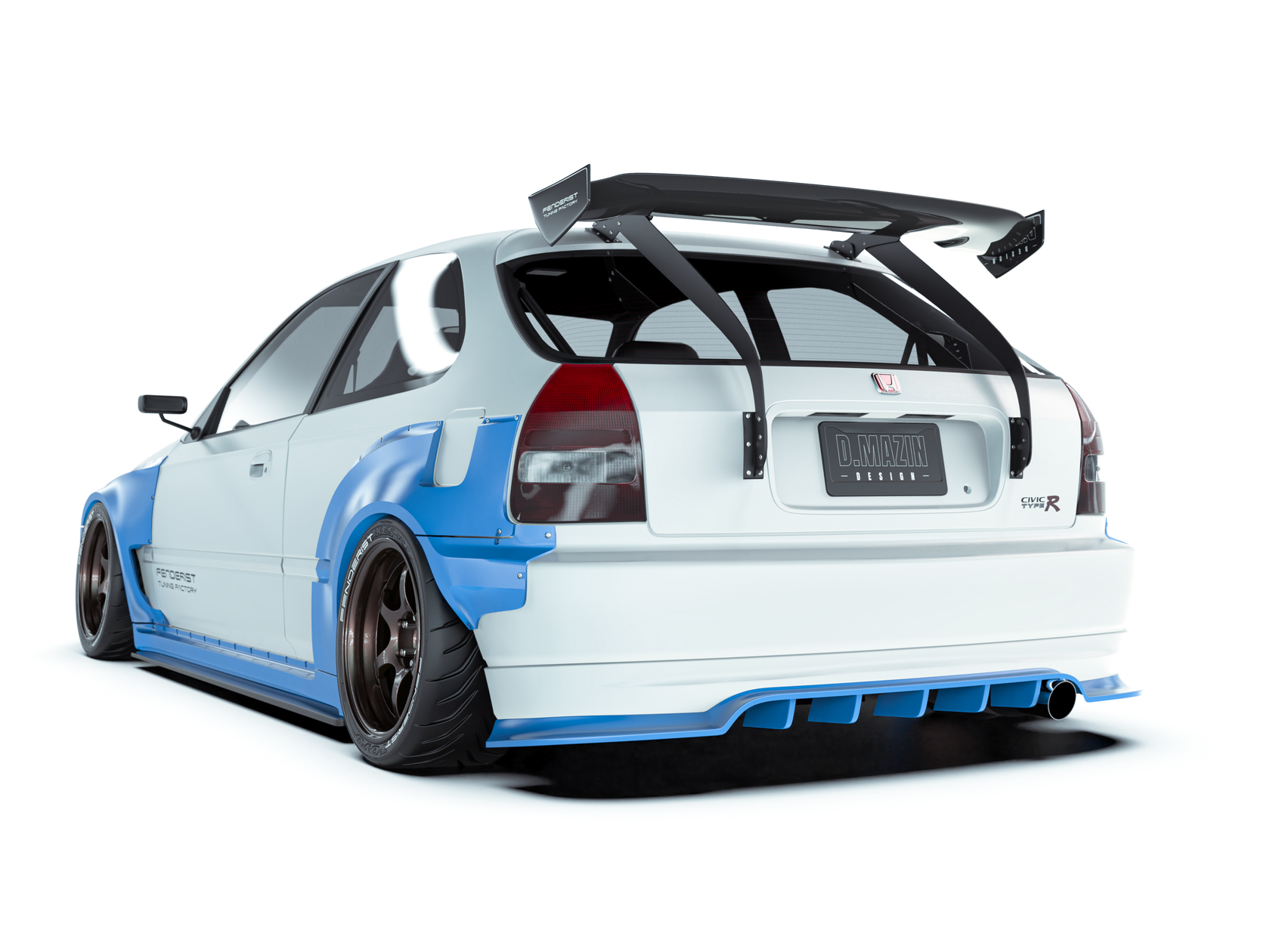 REAR DIFFUSER Honda Civic 96-00