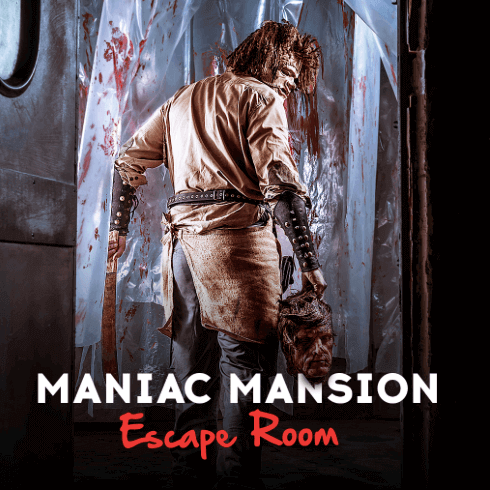 Maniacs Mansion complete escape room