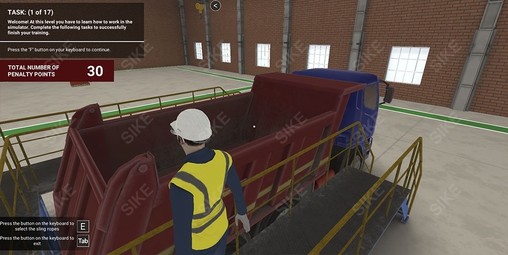 3D simulator "Sling operator"