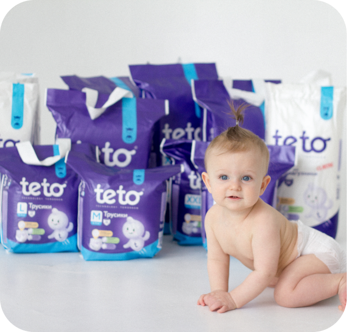 Подгузники teto - официальный сайт teto в России| Подгузники "teto"