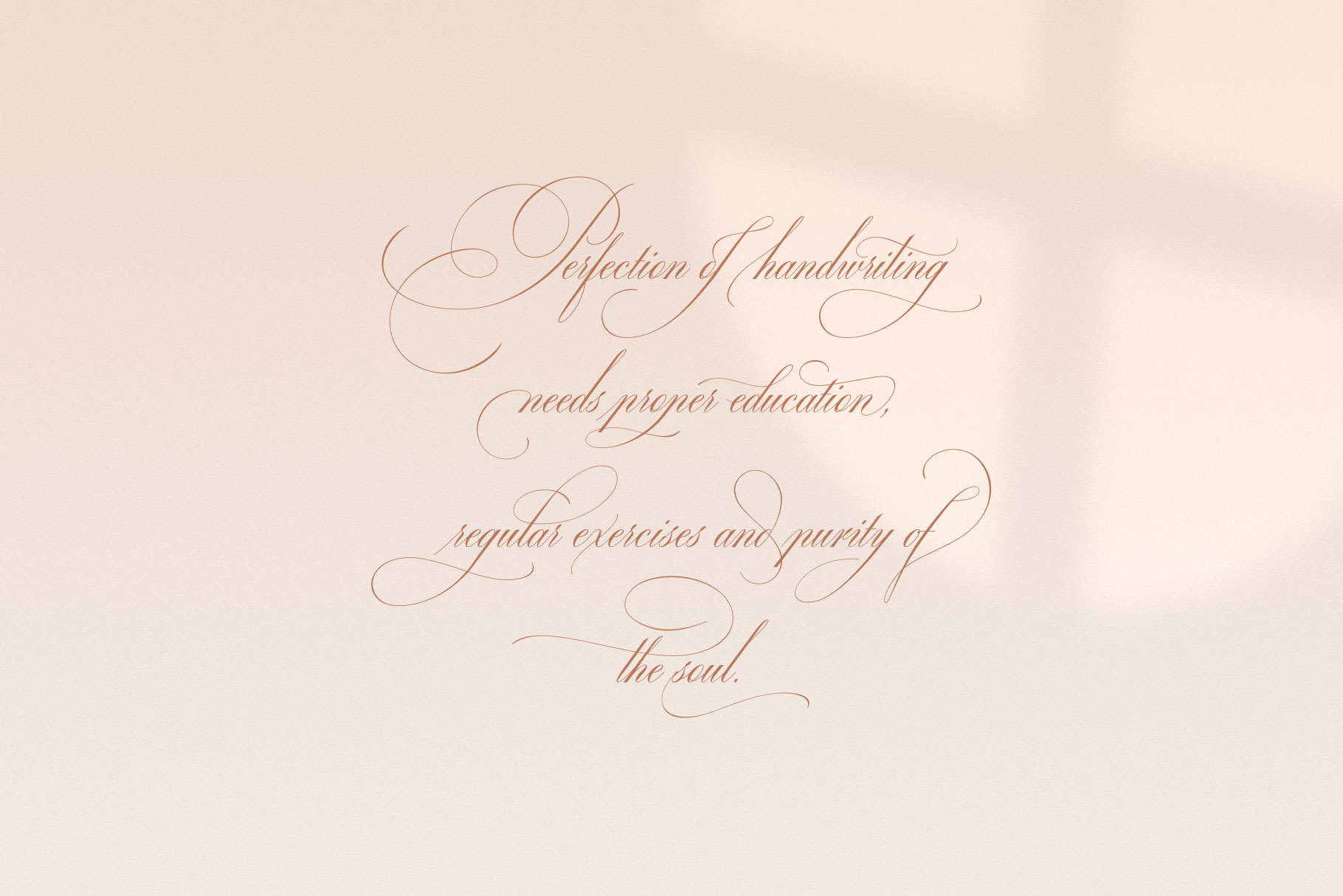 Ecatherina Font | Spencerian scripts - Blessed Print