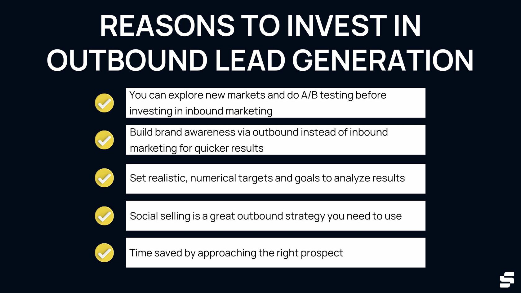 Five Outbound Lead Generation Tactics for Increasing Sales