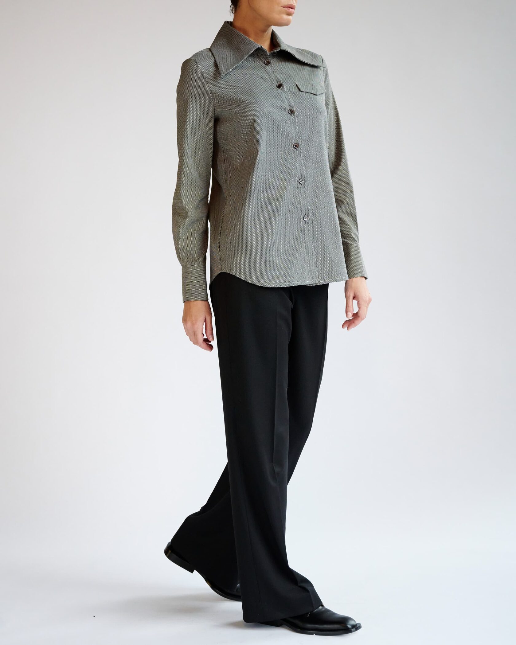 Рубашка прямого кроя