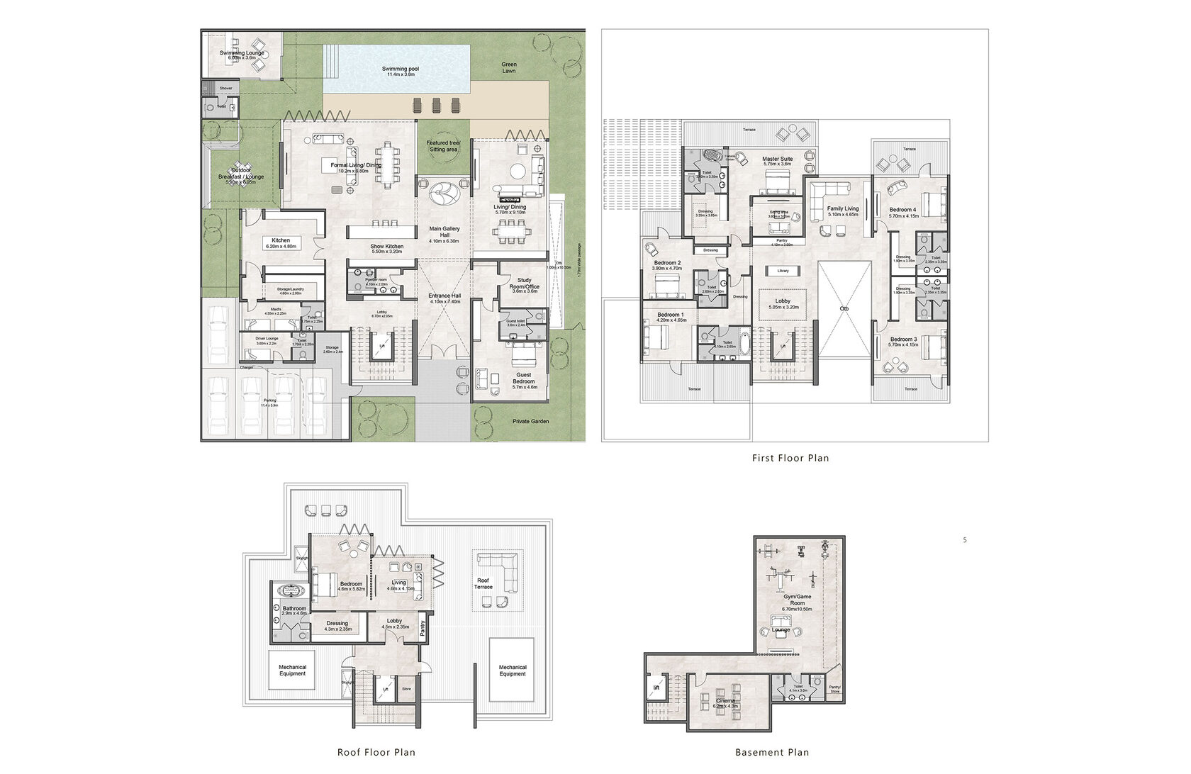Meydan South Villas Floor Plan | Floor Roma