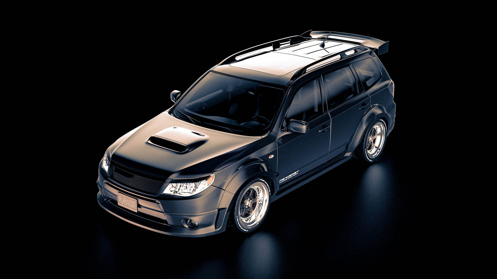 FENDERIST SPEC S Fender Flares Set vs Lips / WIDE BODY KIT SUBARU ...