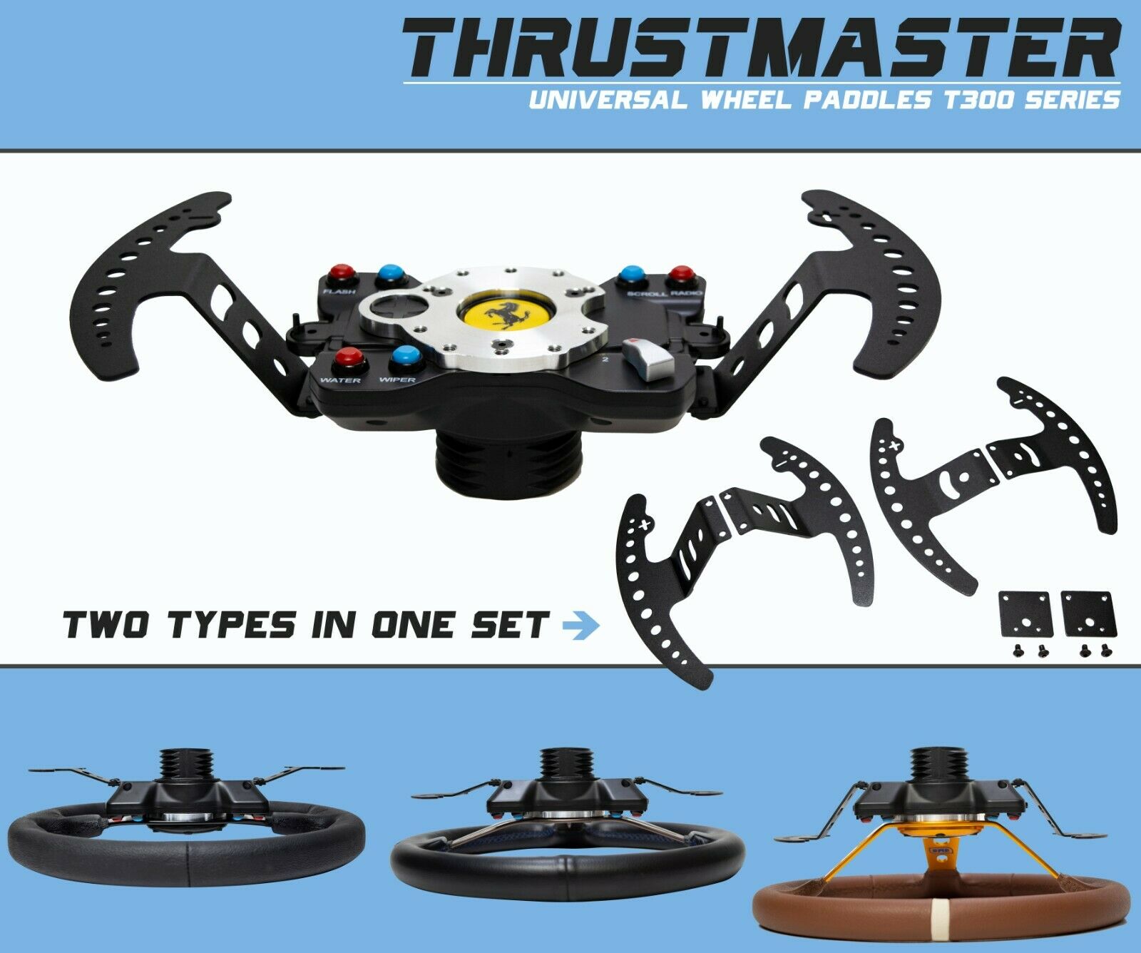 Wheel Paddles for TM T300 - Thrustmaster