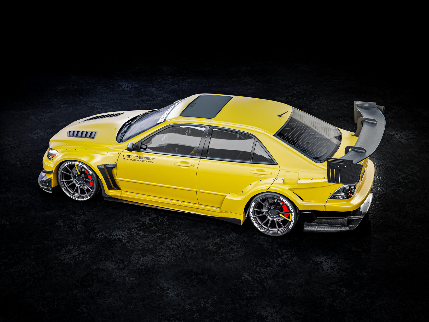 FENDERIST SPEC S DRIFT Spec 60mm / WIDE BODY KIT FENDER FLARES SET ...