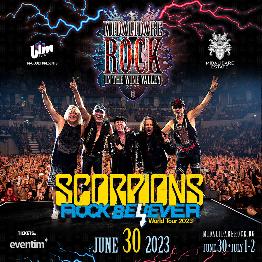 SCORPIONS at Midalidare Rock 2023 bg