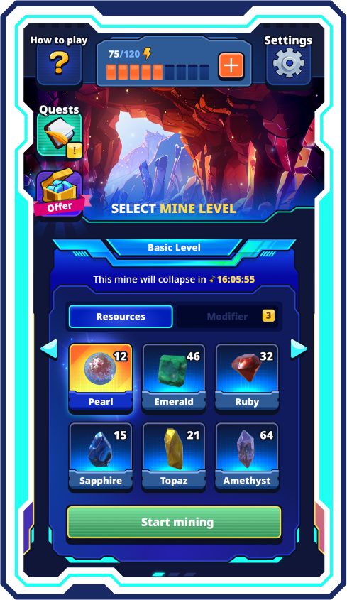 Deep Rock Mining | Play to Earn Game