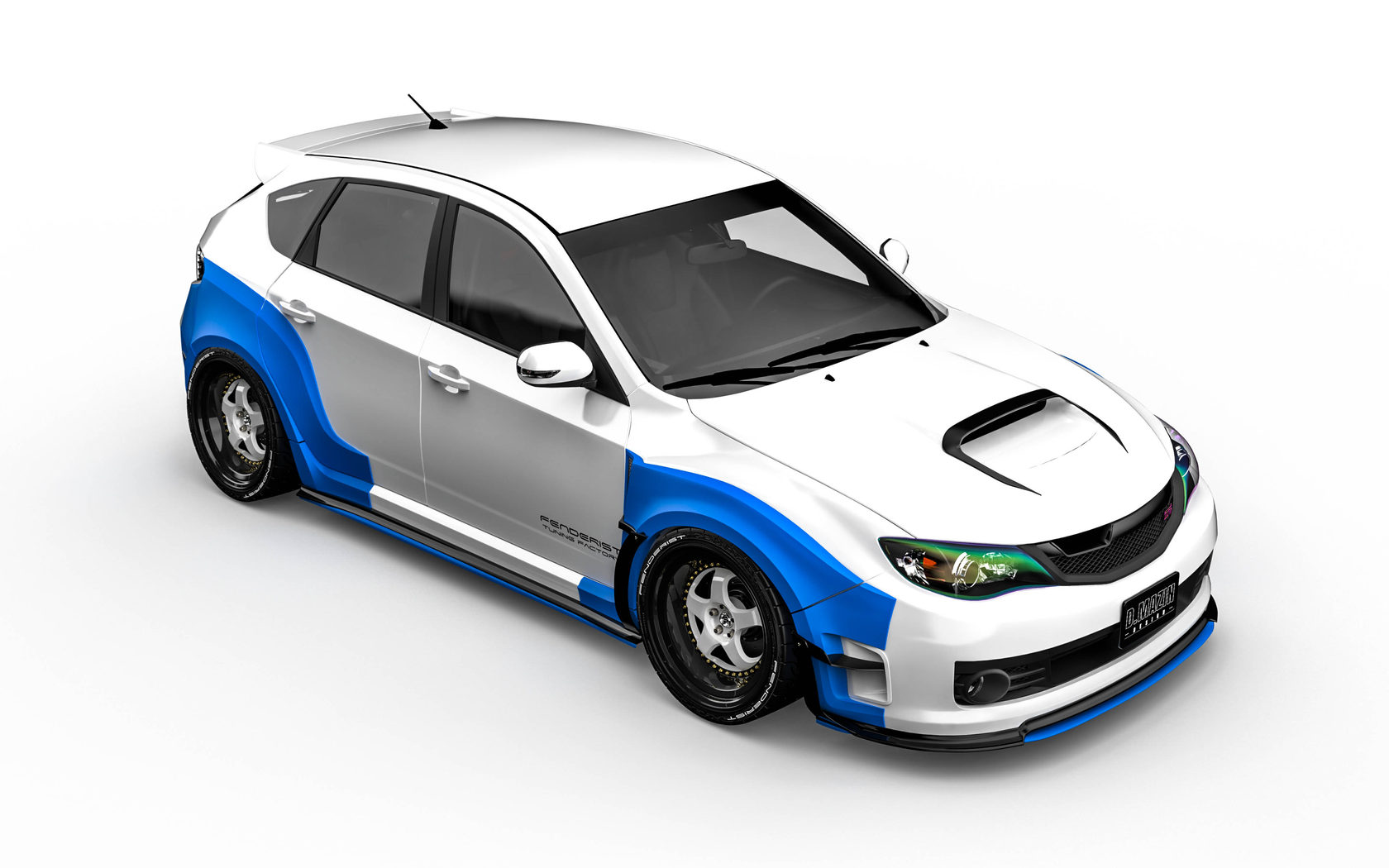 Full Fender Flares Set SUBARU IMPREZA WRX STI GRB/GRF 07-10